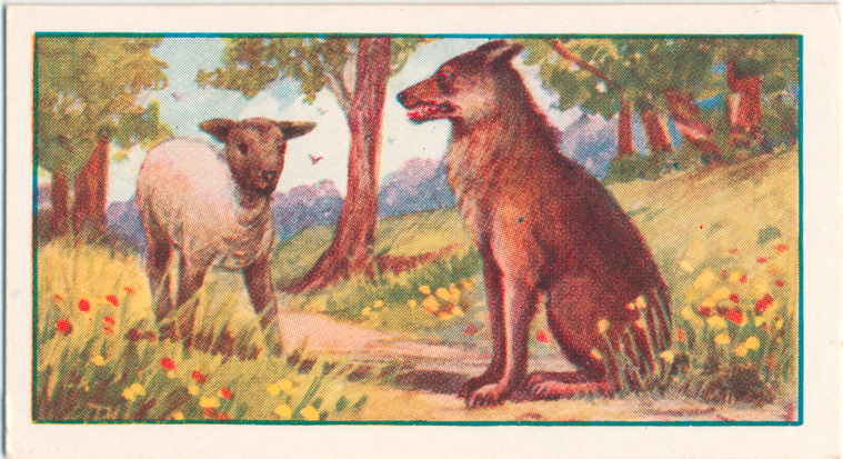 The wolf and the lamb. - NYPL Digital Collections