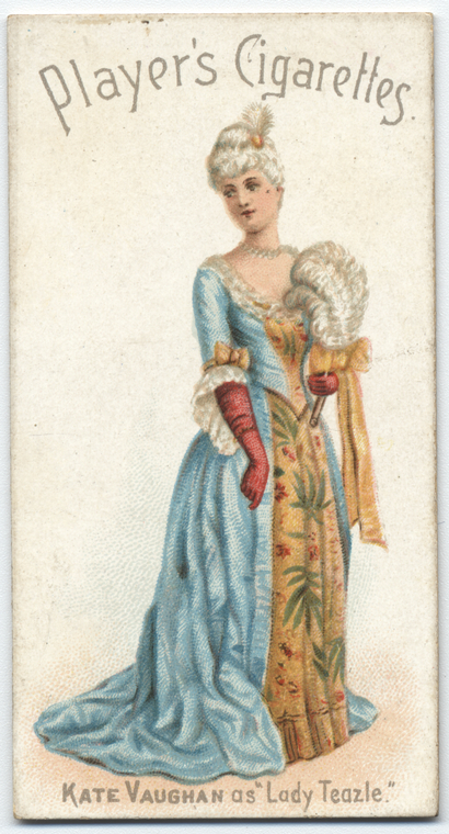 Kate Vaughan as 'Lady Teazle'. - NYPL Digital Collections