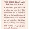 The goose that laid the golden eggs. - NYPL Digital Collections