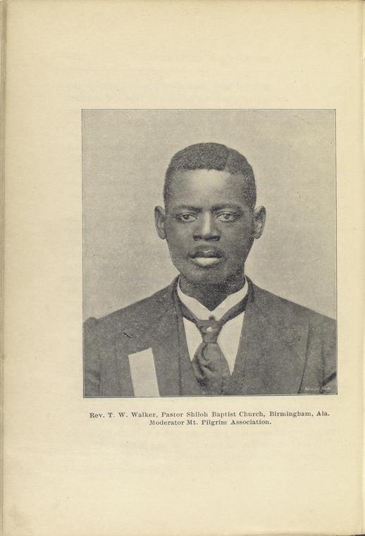 Rev. T. W. Walker, Pastor Shiloh Baptist Church, Birmingham, Ala ...