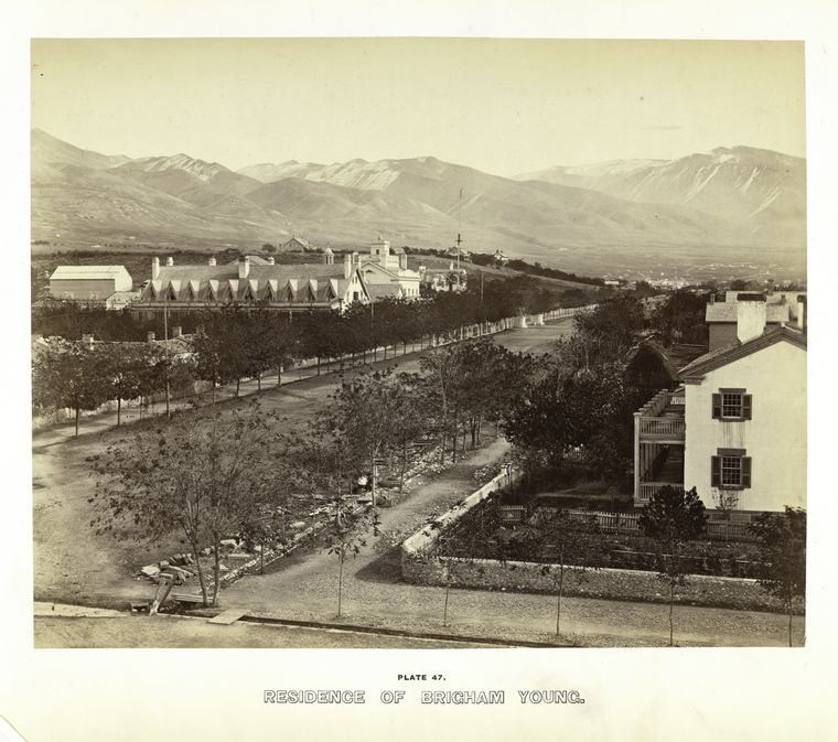 Residence of Brigham Young. - NYPL Digital Collections