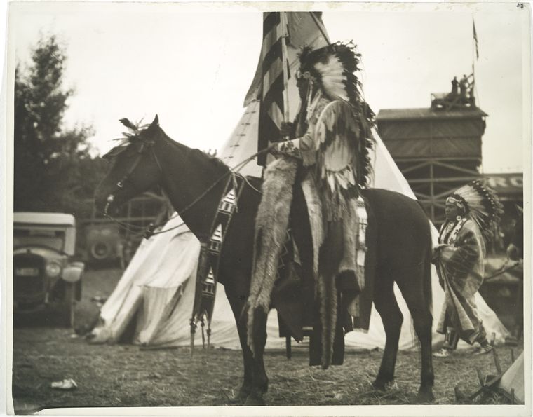 Pendleton, Oregon, Round Up, 1925. - NYPL Digital Collections