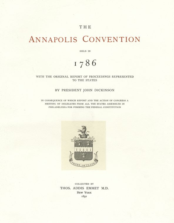 The Annapolis Convention - NYPL Digital Collections