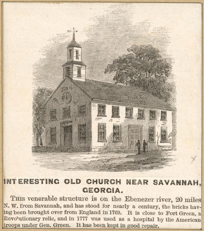 Interesting old church near Savannah, Georgia - NYPL Digital Collections