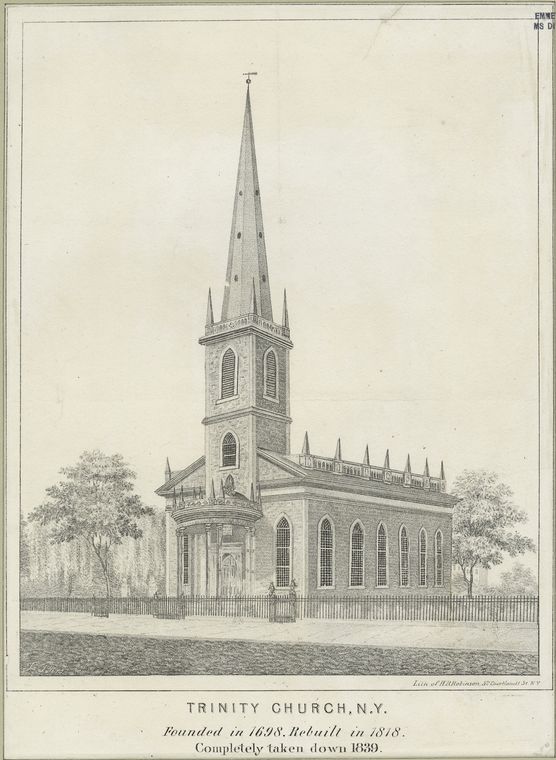 Trinity Church, N.Y. - NYPL Digital Collections