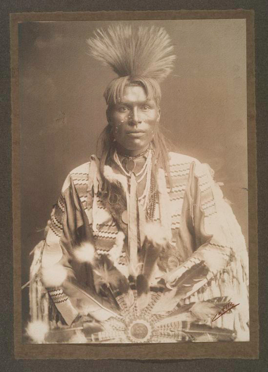 Double Runner's son, Blackfoot, Montana. - NYPL Digital Collections