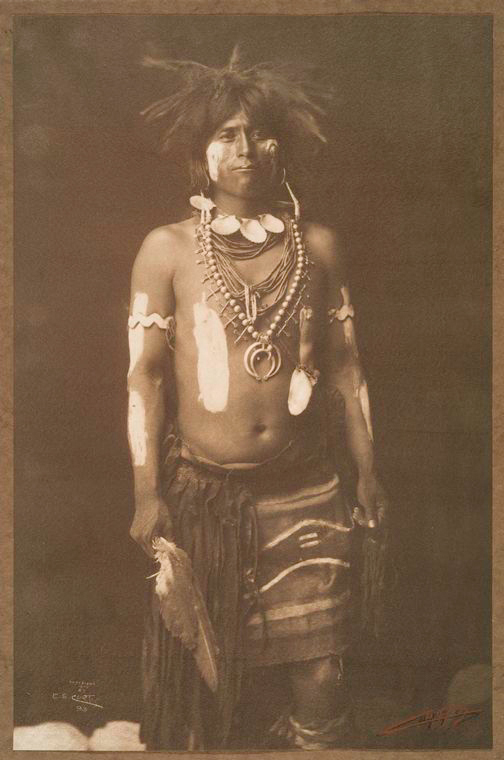 A Hopi snake priest. - NYPL Digital Collections
