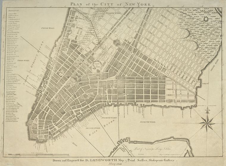 Plan of the city of New York - NYPL Digital Collections
