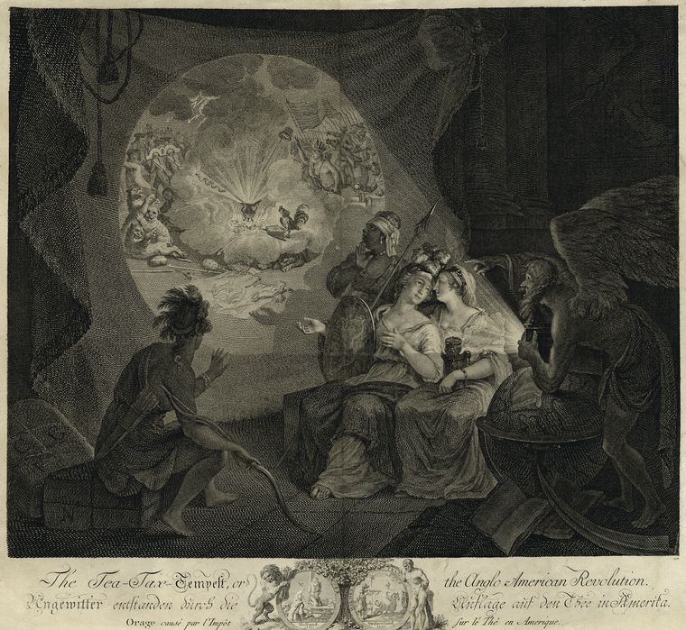 The tea-tax-tempest, or the Anglo-American Revolution. - NYPL Digital ...