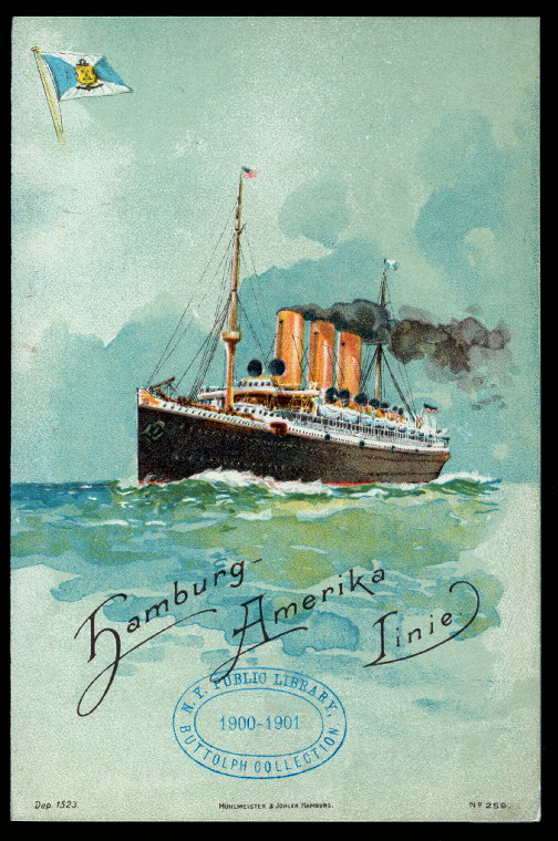 DINNER [held by] HAMBURG-AMERIKA LINIE [at] "SCHNELLDAMPFER ""AUGUSTE ...