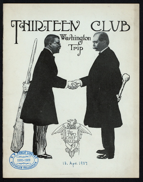 WASHINGTON TRIP [held by] THIRTEEN CLUB [at] "NATIONAL HOTEL ...