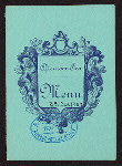 AFTERNOON TEA [held by] JOHN WANAMAKER [at] "NINTH FLOOR RESTAURANT ...