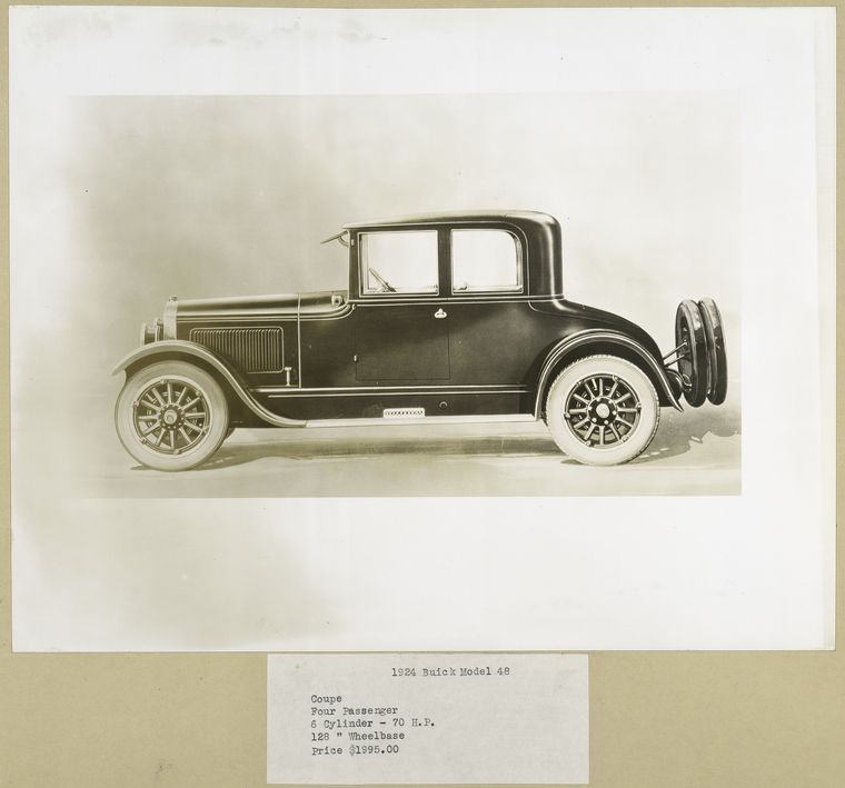 1924 Buick Model 48. Coupe - four passenger. - NYPL Digital Collections