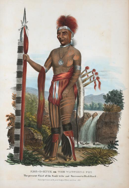 Chief Black Hawk Family Tree Black Hawk Indian Hi Res Stock