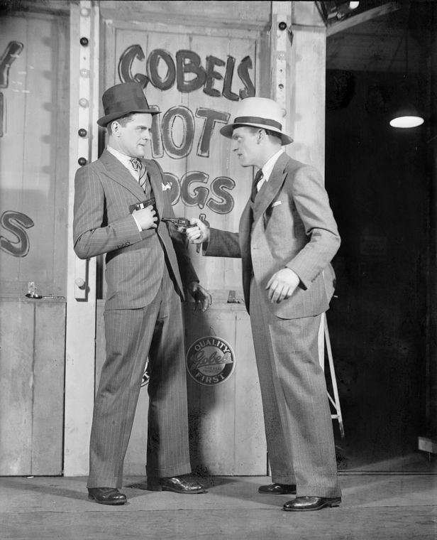 Digital Collections - Frank Rowan (Mitch McKane, left) and James Cagney ...