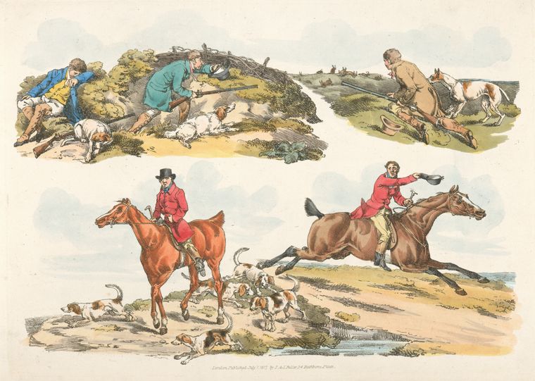 Hare hunting. - NYPL Digital Collections