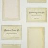 Trade cards depicting frogs, leapfrog, cows, a sailboat, strawberries ...