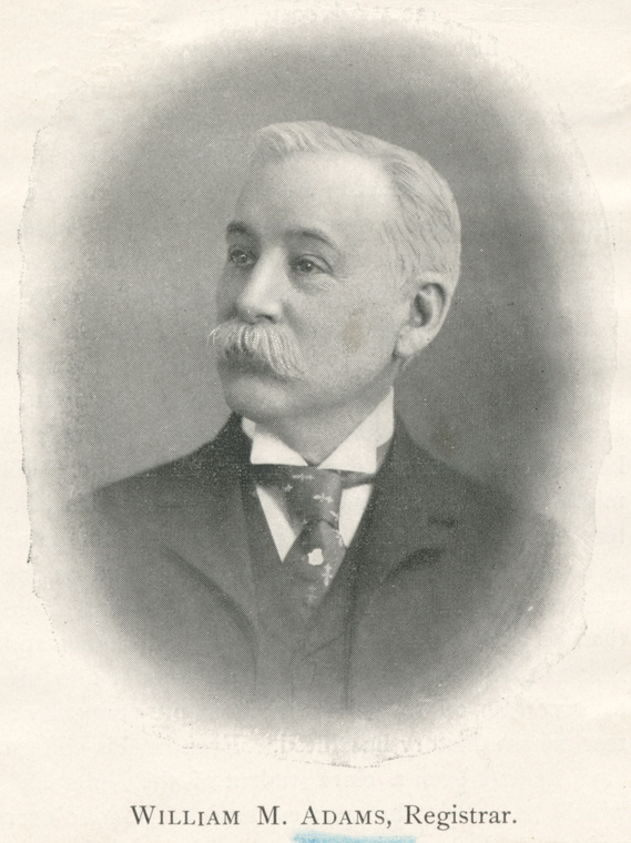 William M. Adams, Registrar. - NYPL Digital Collections