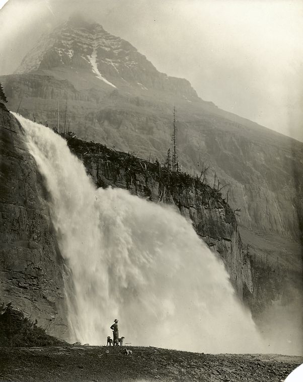 Waterfall. - NYPL Digital Collections