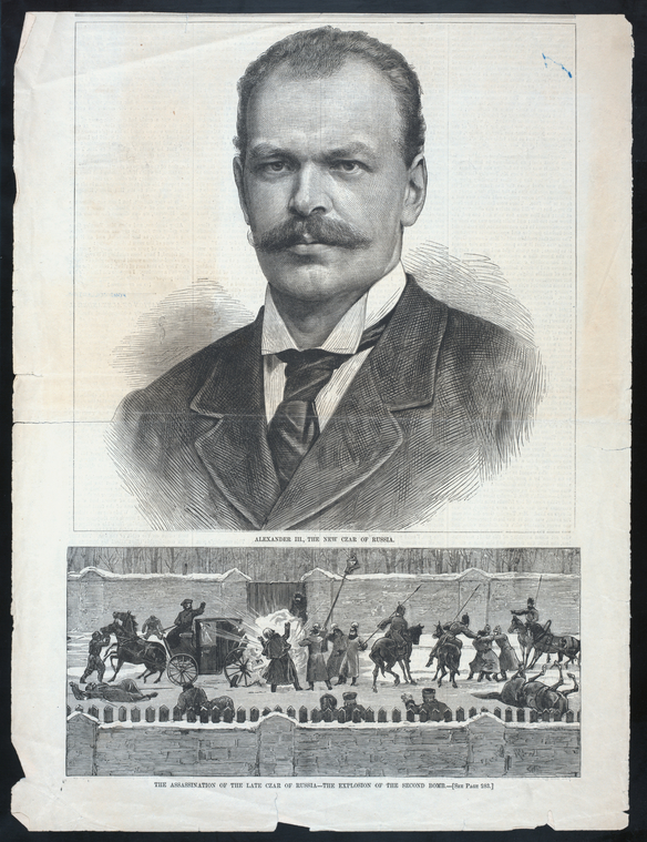 Alexander III., the new czar of Russia ; The assassination of the late ...