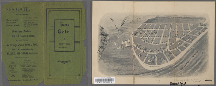 Sea Gate, New York Harbor - NYPL Digital Collections