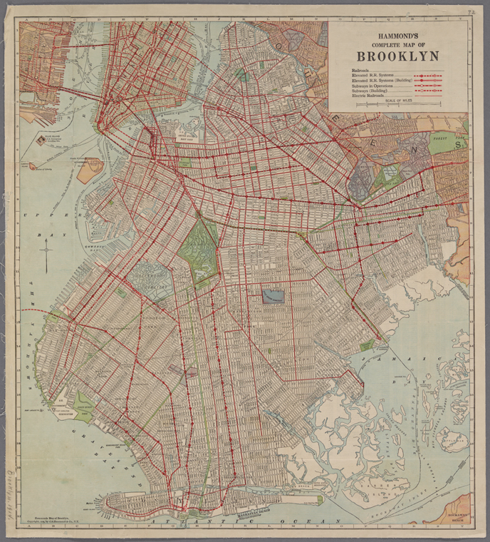 Hammond's complete map of Brooklyn - NYPL Digital Collections