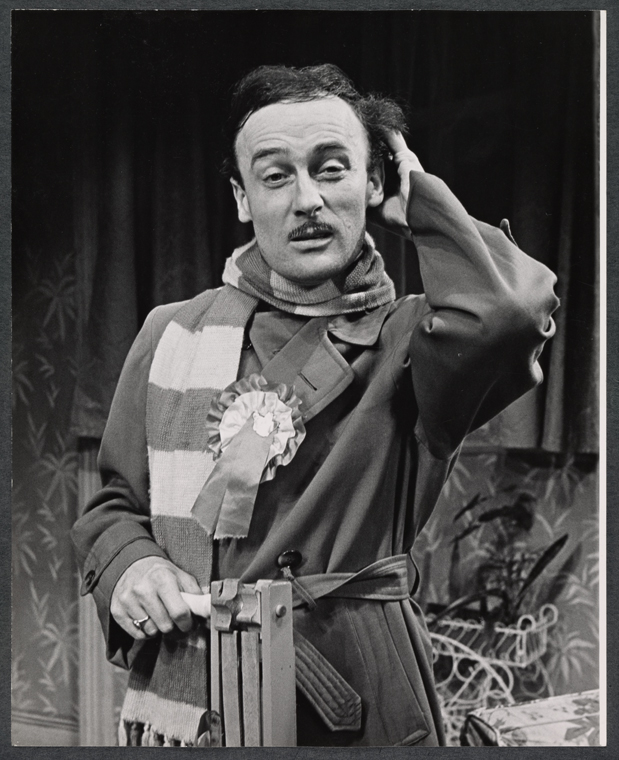 Edward Woodward in the stage production Rattle of a Simple Man - NYPL ...