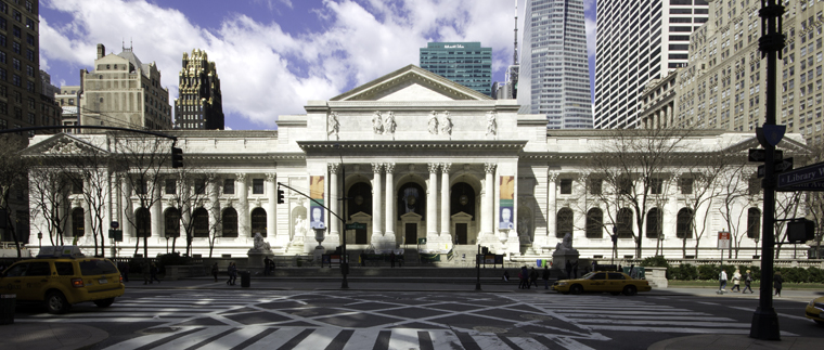 Exterior of the Stephen A. Schwarzman Building, The New York Public ...