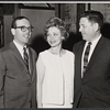Composer Mark Sandrich, Jr., playwright/lyricist Sidney Michaels, Ulla ...