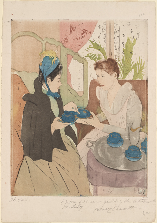 Afternoon tea party. - NYPL Digital Collections