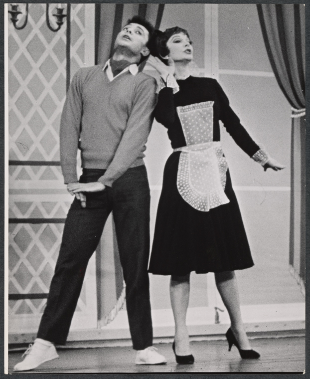 Byron Mitchell and Vivien Leigh in the stage production Tovarich - NYPL ...