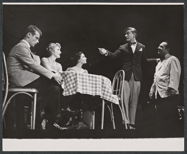 Dean Stockwell, Barbara Loden, Ina Balin, Roddy McDowall and Joseph ...