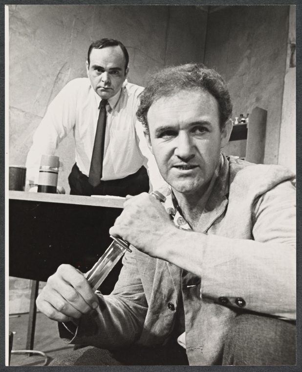 James Coco and Gene Hackman in the stage production Fragments - NYPL ...