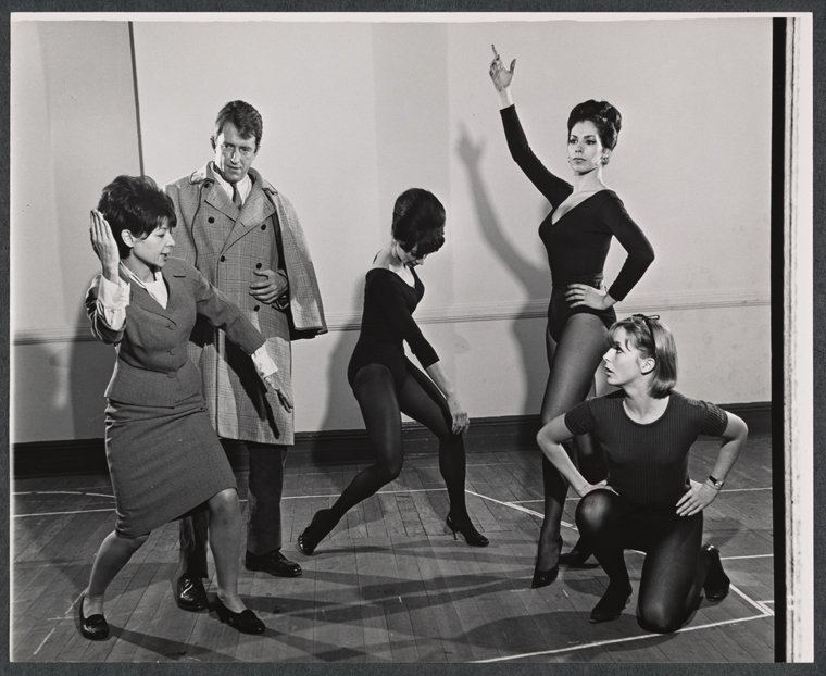 Choreographer Lee Becker Theodore, Fritz Weaver, and unidentified ...