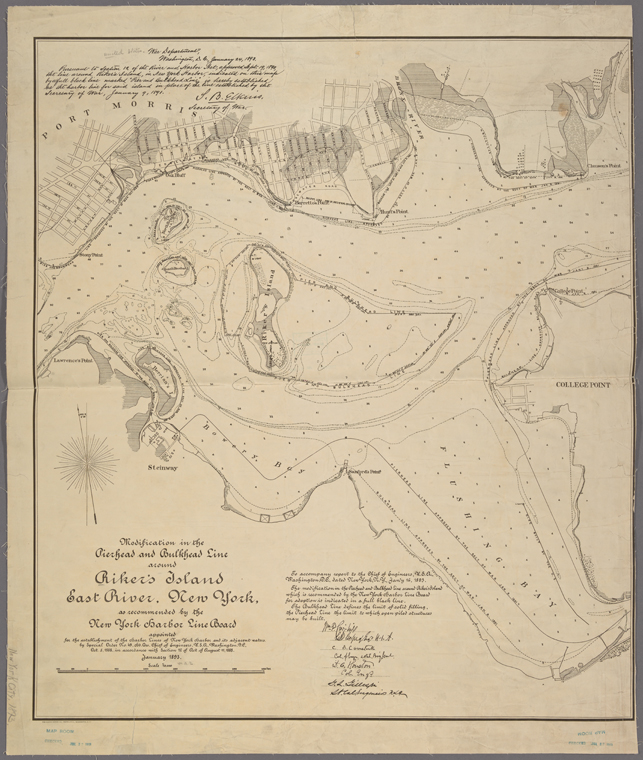 Rikers Island Map