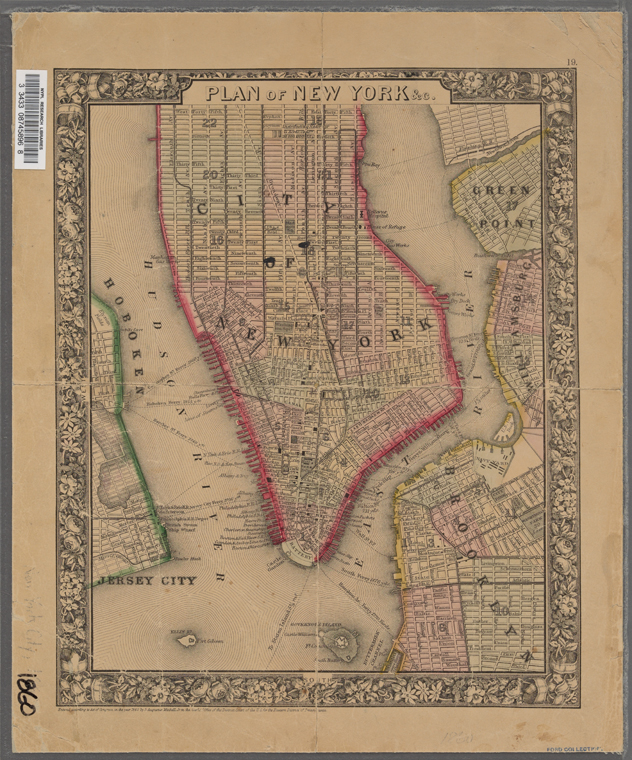 Plan of New York &c. - NYPL Digital Collections
