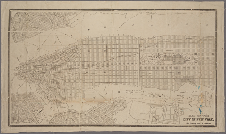 Map of the City of New York / City Directory Office - NYPL Digital ...