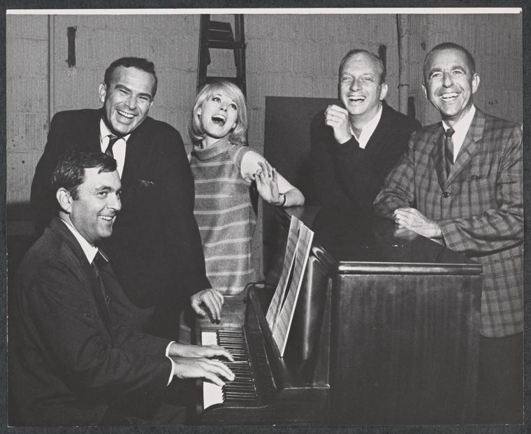 John Kander, Fred Ebb, Jill Haworth, Harold Prince, Peg Murray and ...
