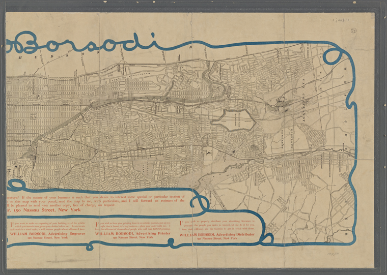 Map of New York City - NYPL Digital Collections