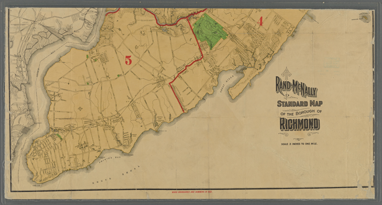 New Standard Map of the Borough of Richmond - NYPL Digital Collections