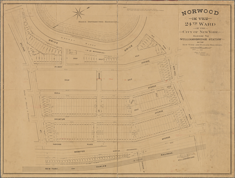 Norwood in the 24th ward of the City of New York adjoining the ...
