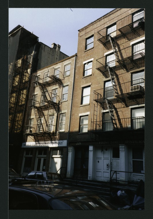 Block 168: Front Street between Peck Slip and Beekman Street (west side ...