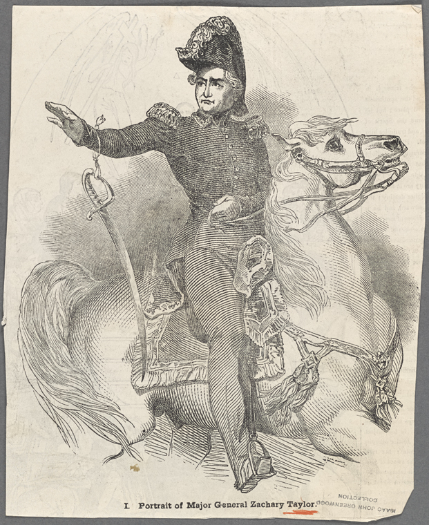 I. Portrait of Major General Zachary Taylor. - NYPL Digital Collections