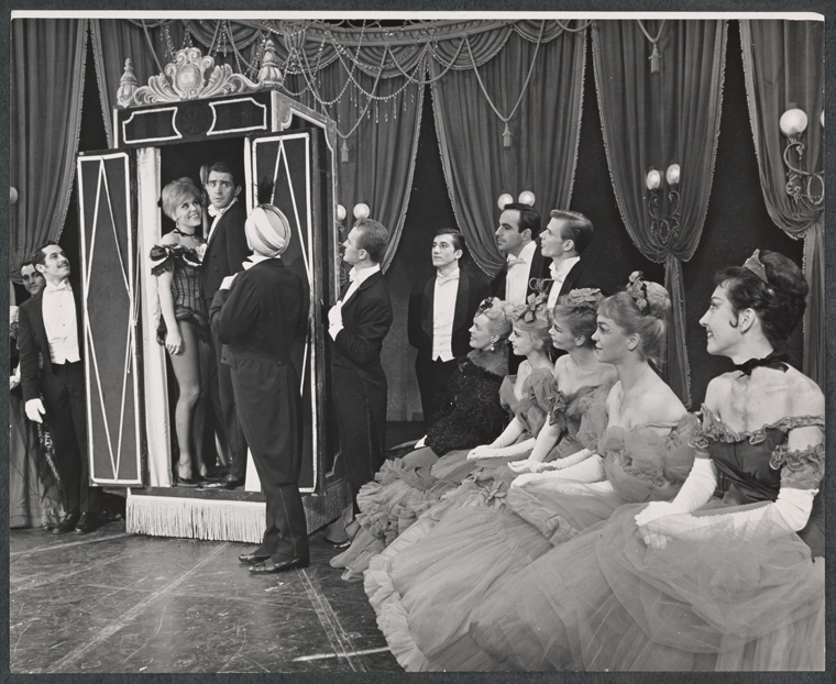Scene from the stage production The Gay Life - NYPL Digital Collections