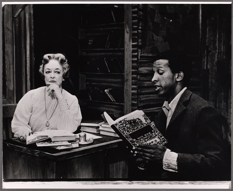 Bette Davis and Dorian Harewood in the pre-Broadway tryout of the ...