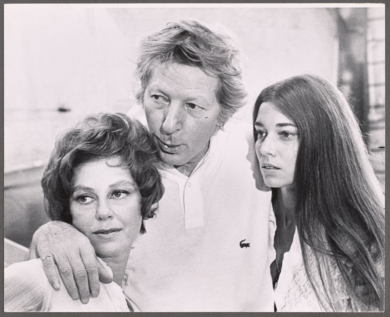 Joan Copeland, Danny Kaye and Tricia O'Neil in rehearsal for the stage ...