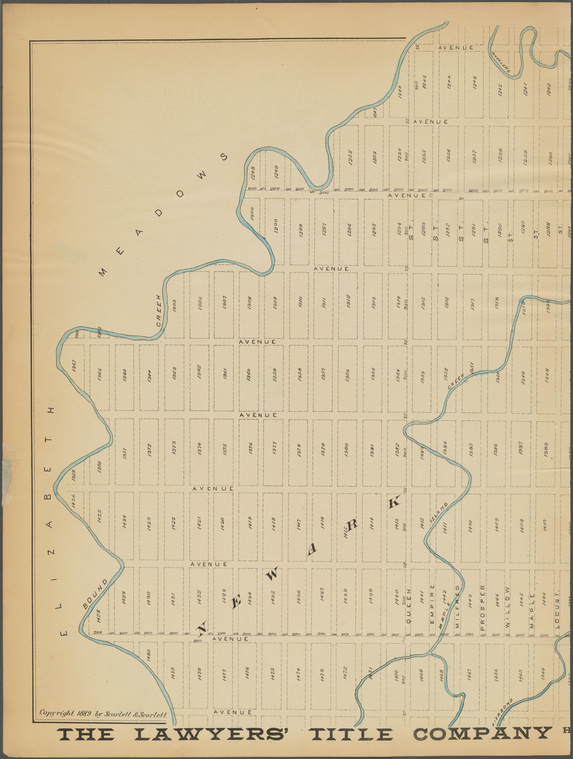 Newark, Double Page Plate No. 35 [Map bounded by Avenue B, Thomas St ...