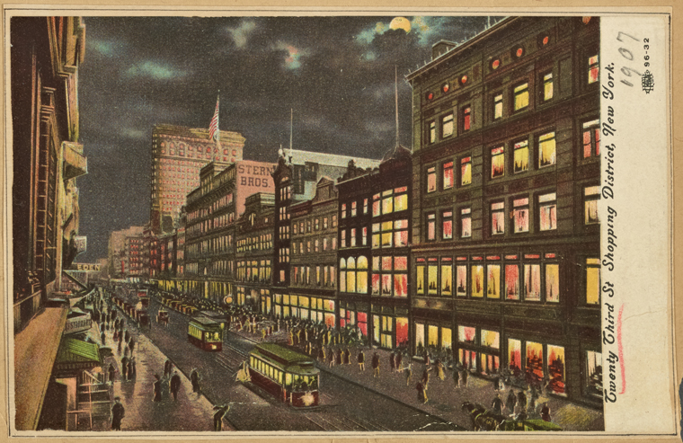 Twenty third St. shopping district, New York - NYPL Digital Collections