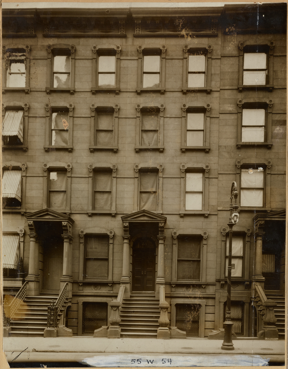 Brownstones (Neo Grec Style) - NYPL Digital Collections