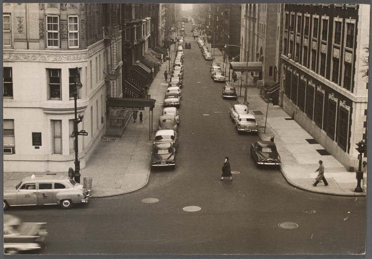 Central Park West at 83rd Street (?) - NYPL Digital Collections